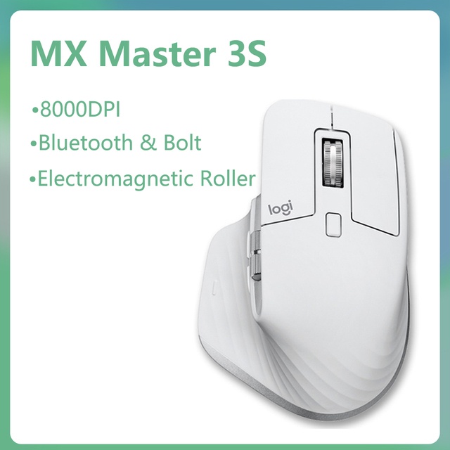 【3-Year Warranty】Logitech MX Master 3/MX Master 3S Wireless Bluetooth ...