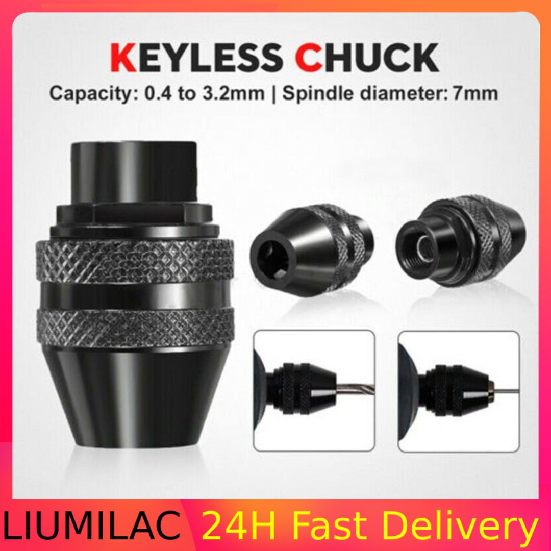 Universal Multi Keyless Chuck Mini Drill Chuck Rotary Tool Grinder 0.4 ...