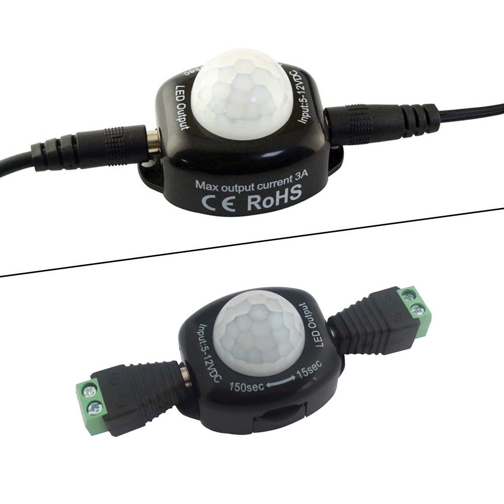 【TopazTrove】Motion Sensor Light Switch 5V 12V Motion Sensor DC Movement ...