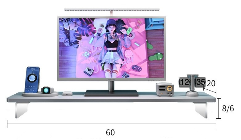 Smart Ergo Floating Desktop Riser | Floating Monitor Riser | Monitor ...