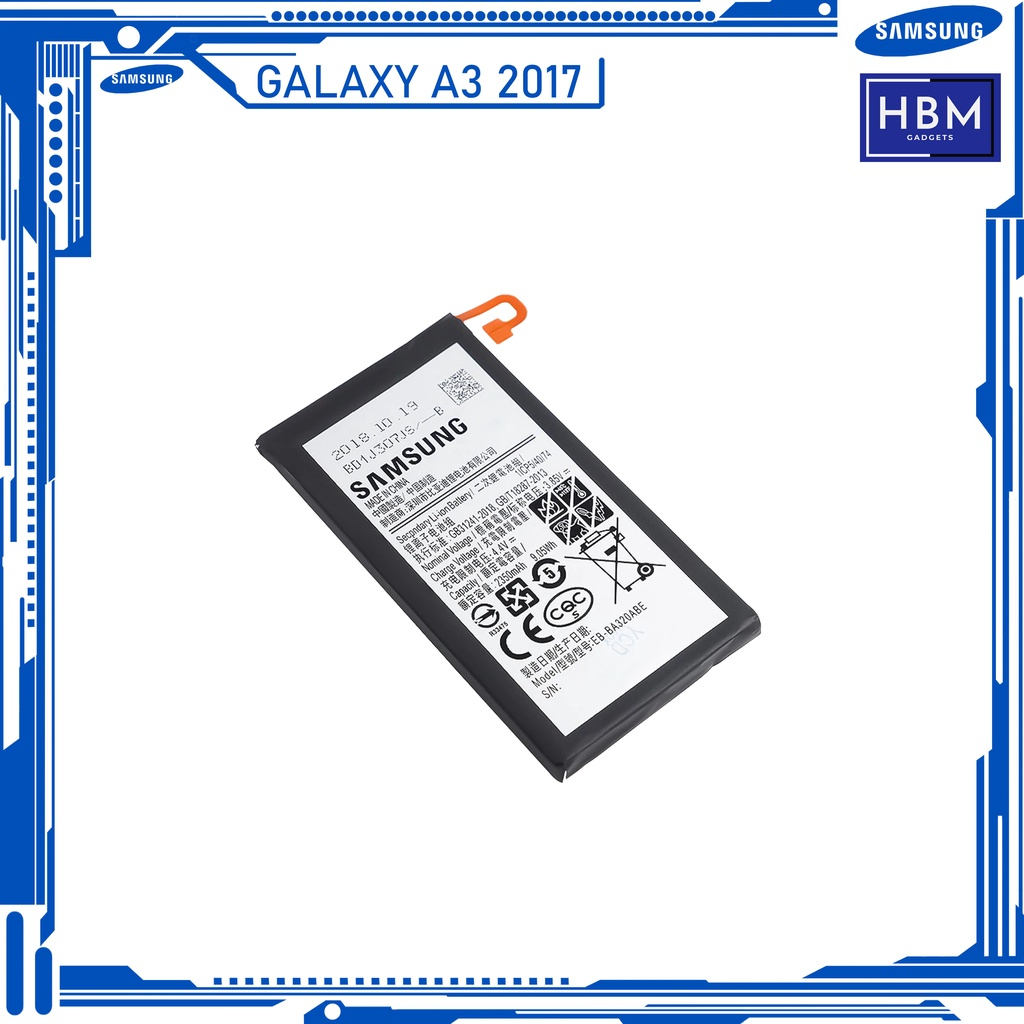 แบตแท้ Samsung Galaxy A3 2017 รุ่น A320F, A320Y, A320FL รุ่น EB ...