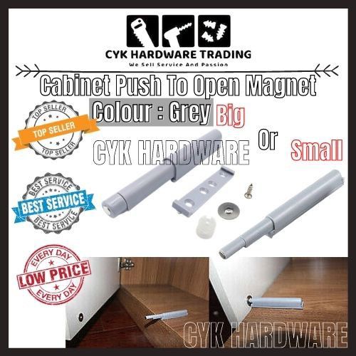 Drawer Door Cabinet Catch Push To Open Magnetic Tip Latch Touch Release ...