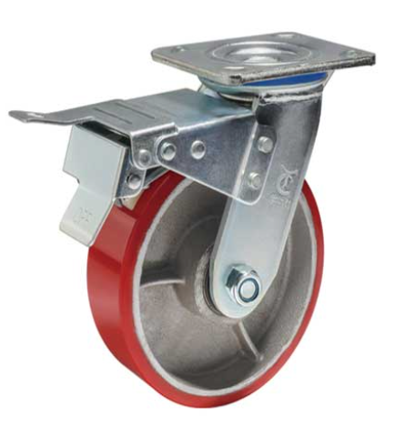 CHUNYI PU Caster Wheel Heavy Duty 6" (SWIVEL W/ BREAK) | Lazada PH