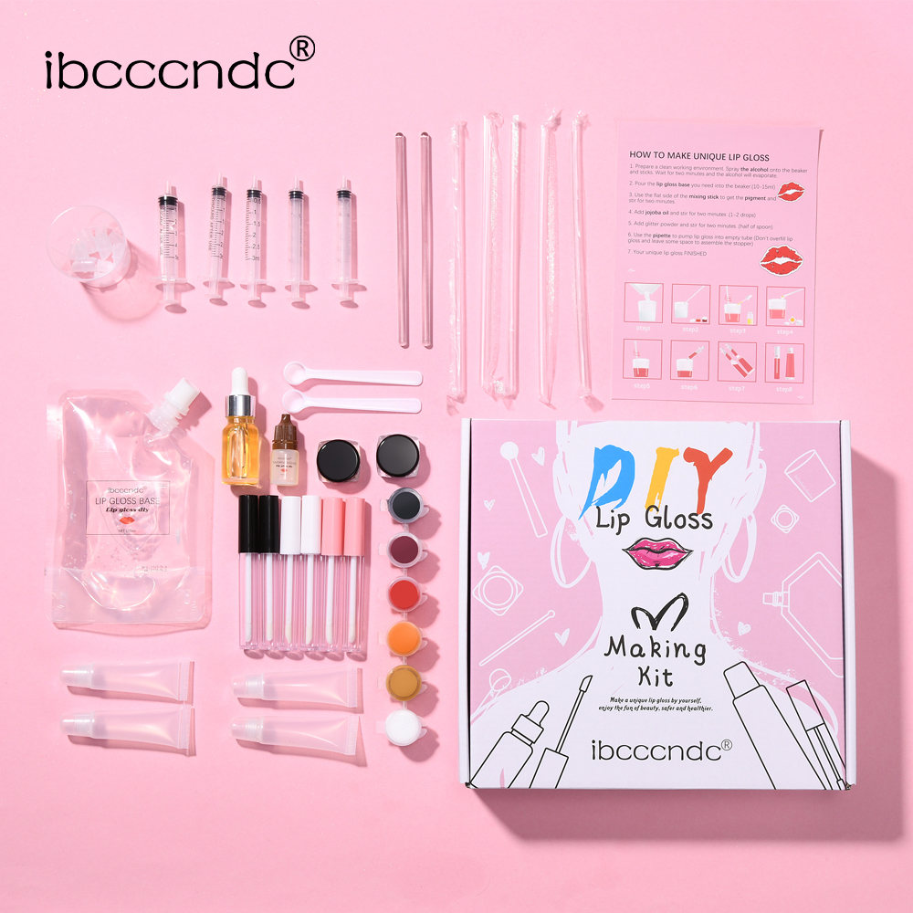 Ranggense Profesional New Lip Gloss Making Kit Moisturizing Lip Gloss ...