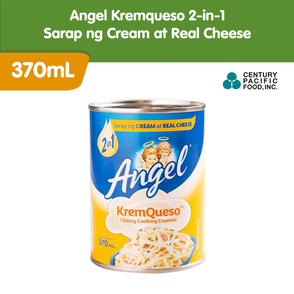 Angel Kremqueso 370ml 2-in-1 sarap ng cream at real cheese | Lazada PH