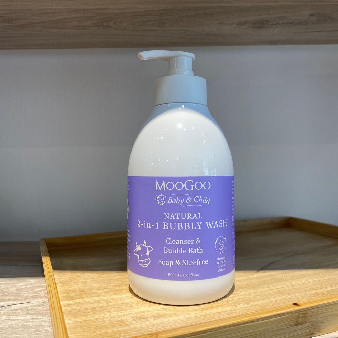 MooGoo Baby & Child Natural 2-in-1 Bubbly Wash Cleanser & Bubble Bath ...