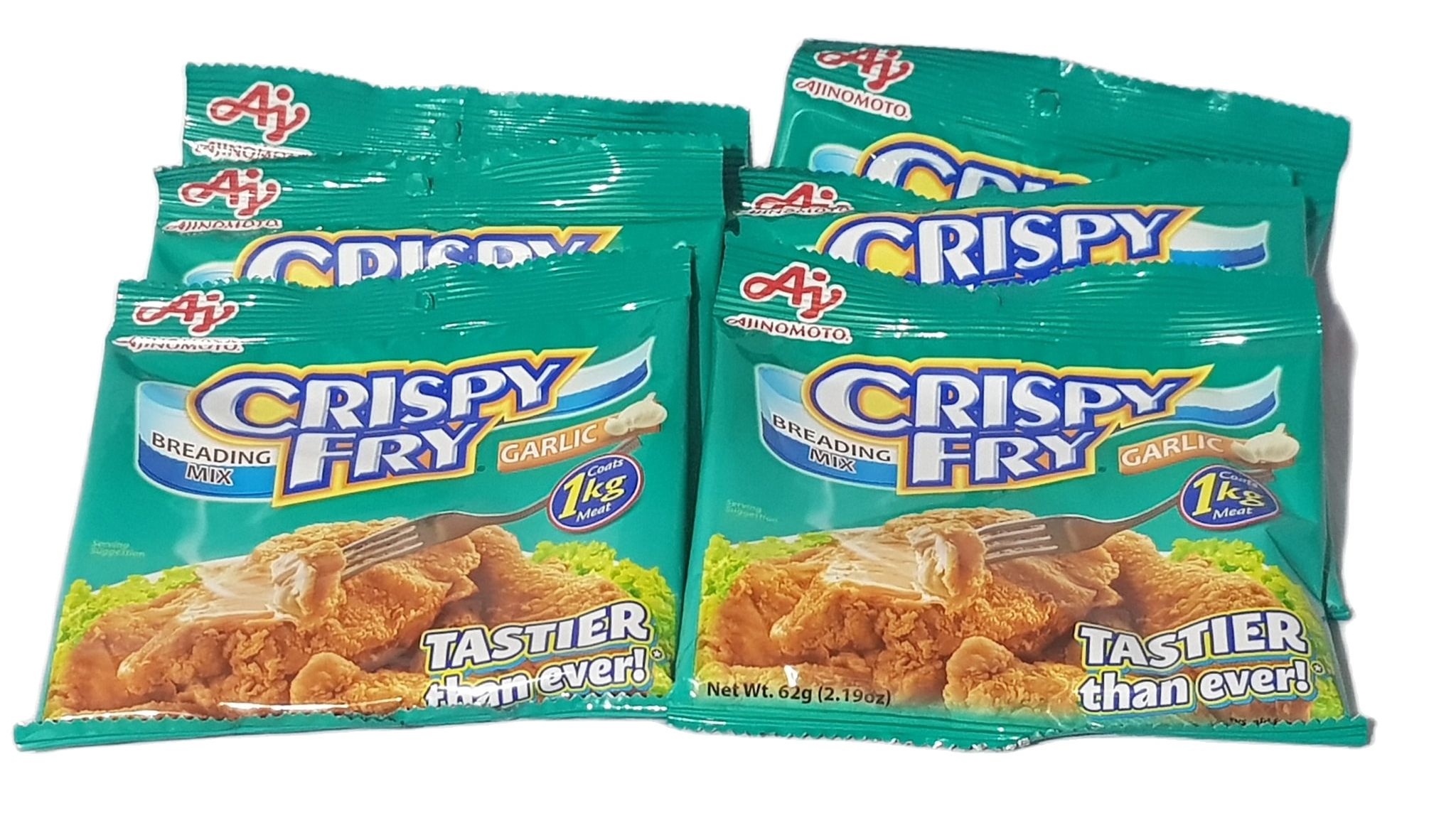 Ajinomoto Crispy Fry Breading Mix Garlic - Coats 1 kg of Meat (pack of ...