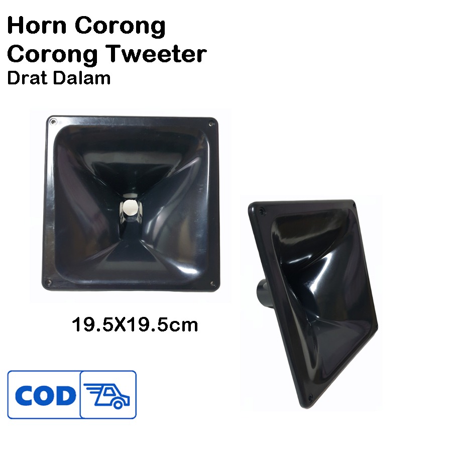 horn corong tweeter drat dalam standar bahan plastik ukuran 19.5X19.5cm | Lazada Indonesia