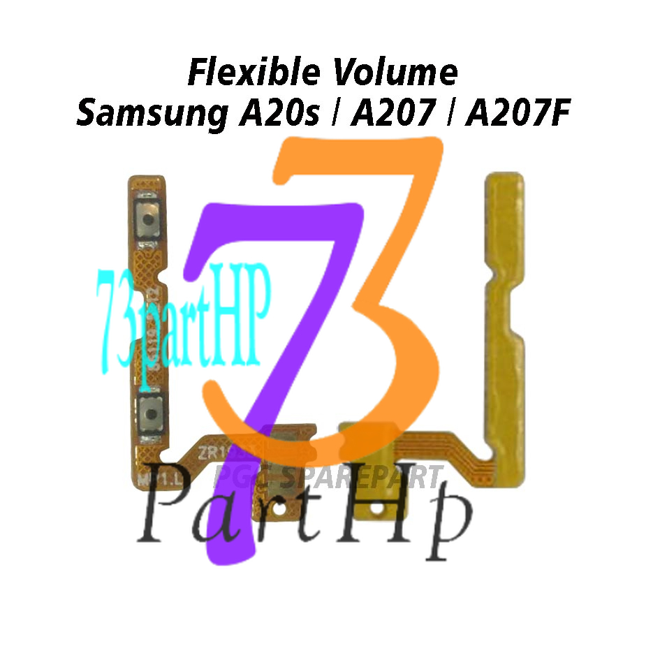 Original Flexible Konektor Volume Samsung Galaxy A20s / A207 / A207F ...