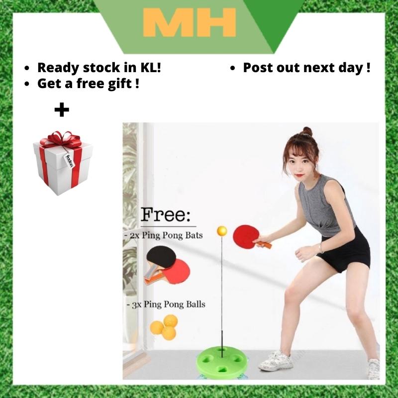 Table Tennis Trainer Upgraded Portable Soft Shaft Training Machine Ping ...