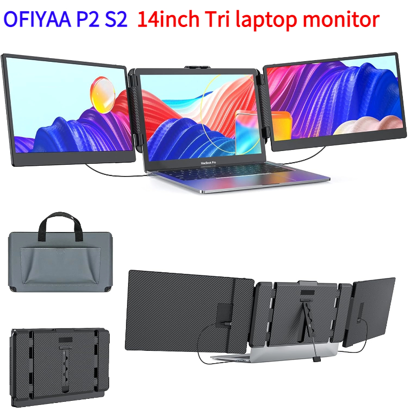 [wilkl] OFIYAA P2 S2 14inch Portable Monitor Screen For Laptop Extender ...