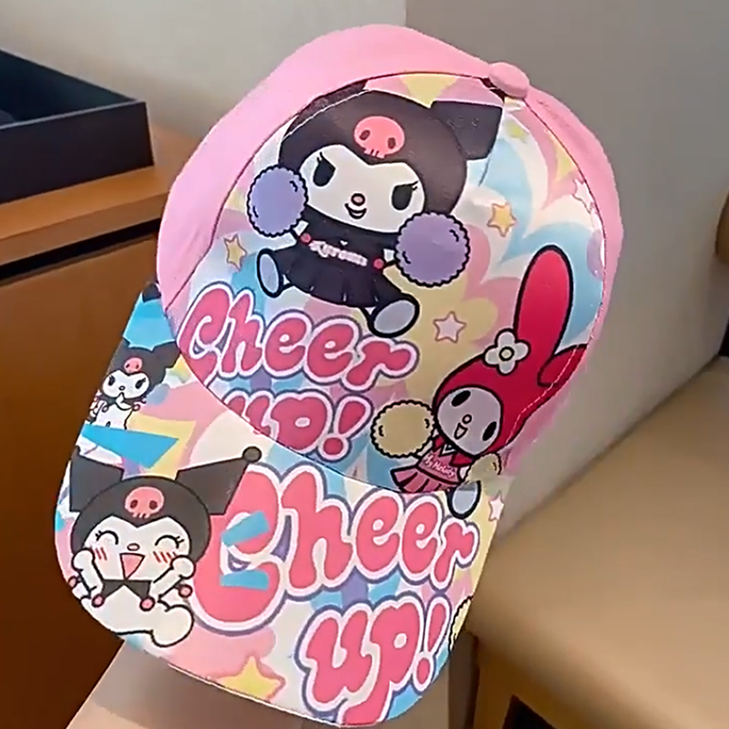 Kuromi Sanrio Baseball Cap Breathable Adjustable Children Cap Layor ...