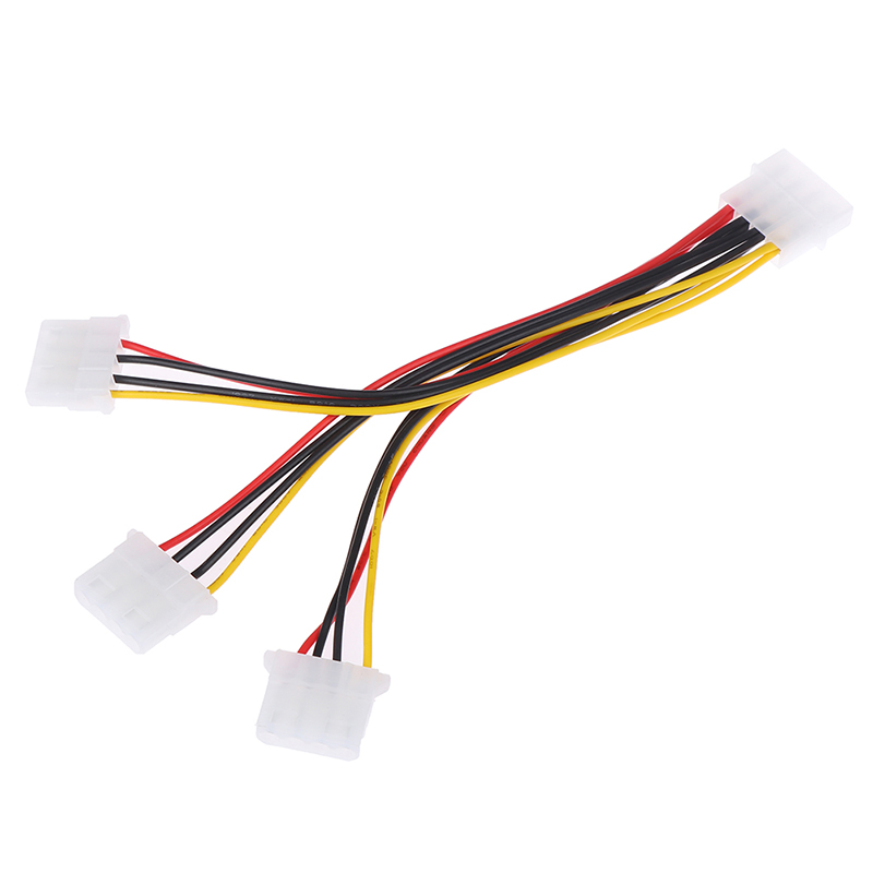 4 Pin IDE 1-to-3 Molex IDE Female Power Supply Splitter Exentsion ...