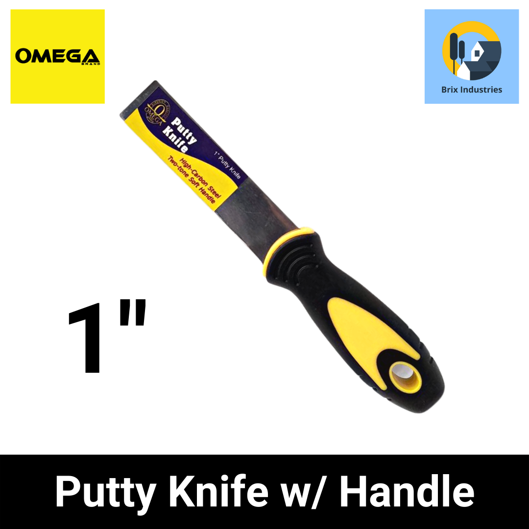 Omega Putty Knife w/ Rubber Handle 1" 1.5" 2" 2.5" 3" or 4" Brix ...