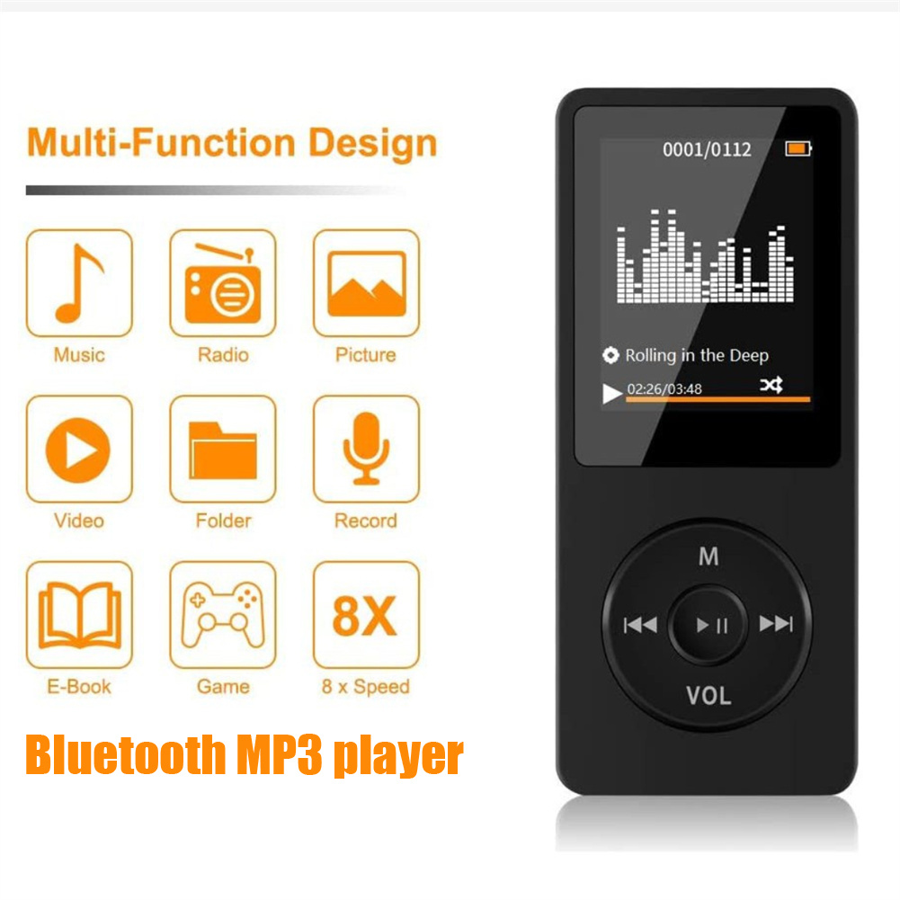 Bisa Bluetooth MP3 MP4 Player Pemutar Musik HiFi DAP Portabel Dengan ...