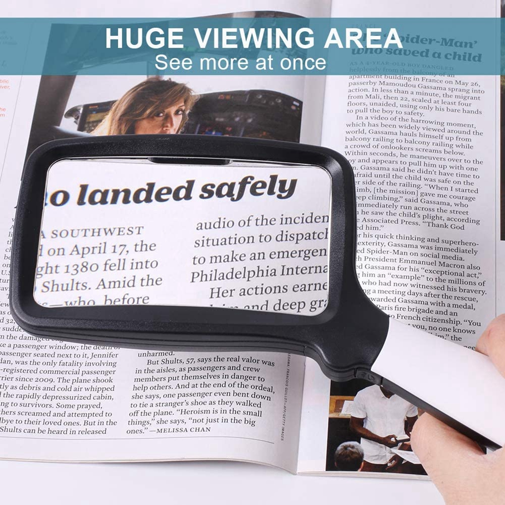 Stitch Jewelry Low Vision for Reading Seniors 2X Magnification with 5 ...