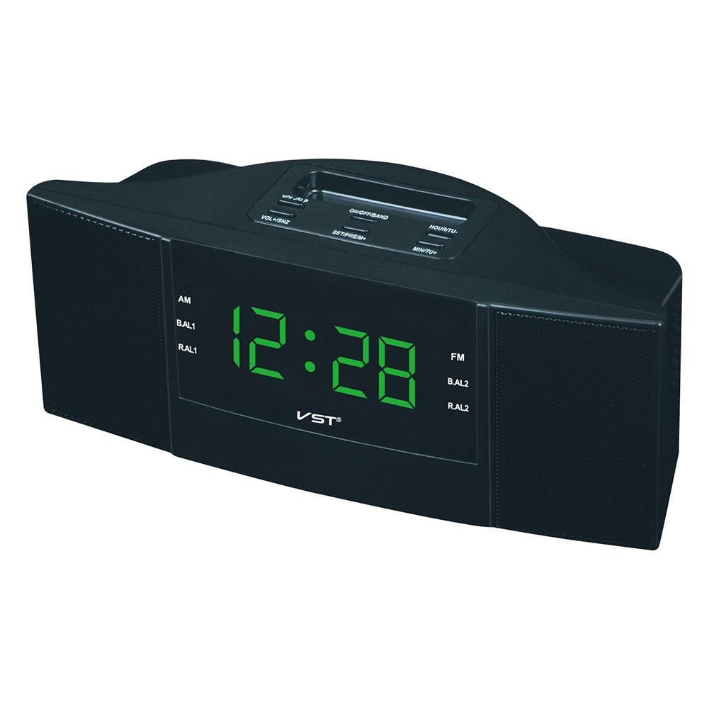 【High-quality】Exquisite Dual Band Alarm Sleep Clock AM/FM Radio with ...