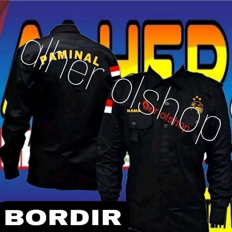 kemeja Paminal baju PAMINAL seragam Paminal Pdh paminal kemeja kerja ...