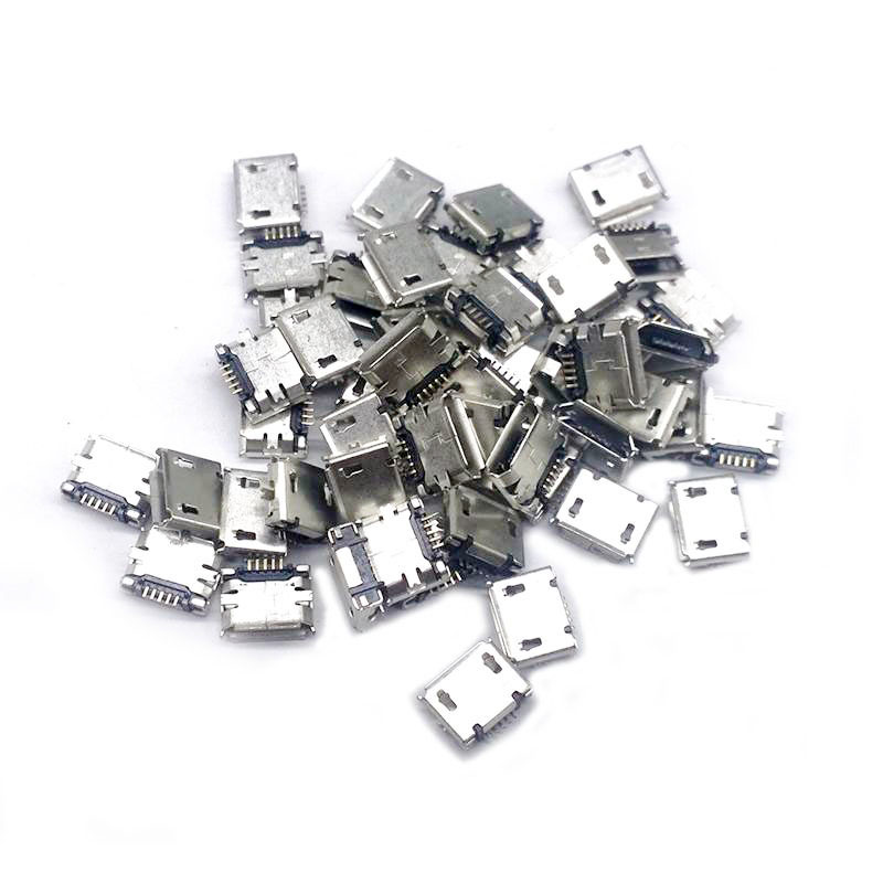 5Pin Micro-B SMD Micro USB Connector Female Port Jack Tail Sockect Plug ...