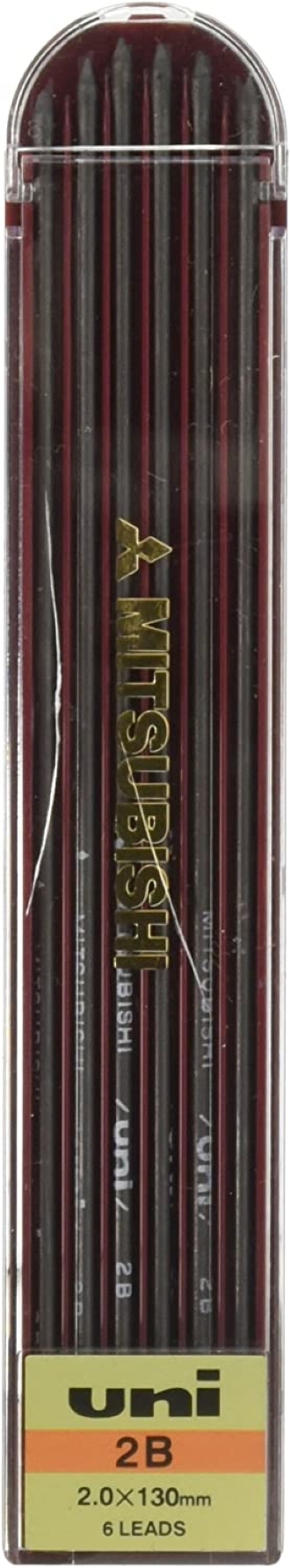 Uni Mitsubishi Lead Holder Pencil- 2 mm (2B Lead Refill/Sharpener/Lead ...