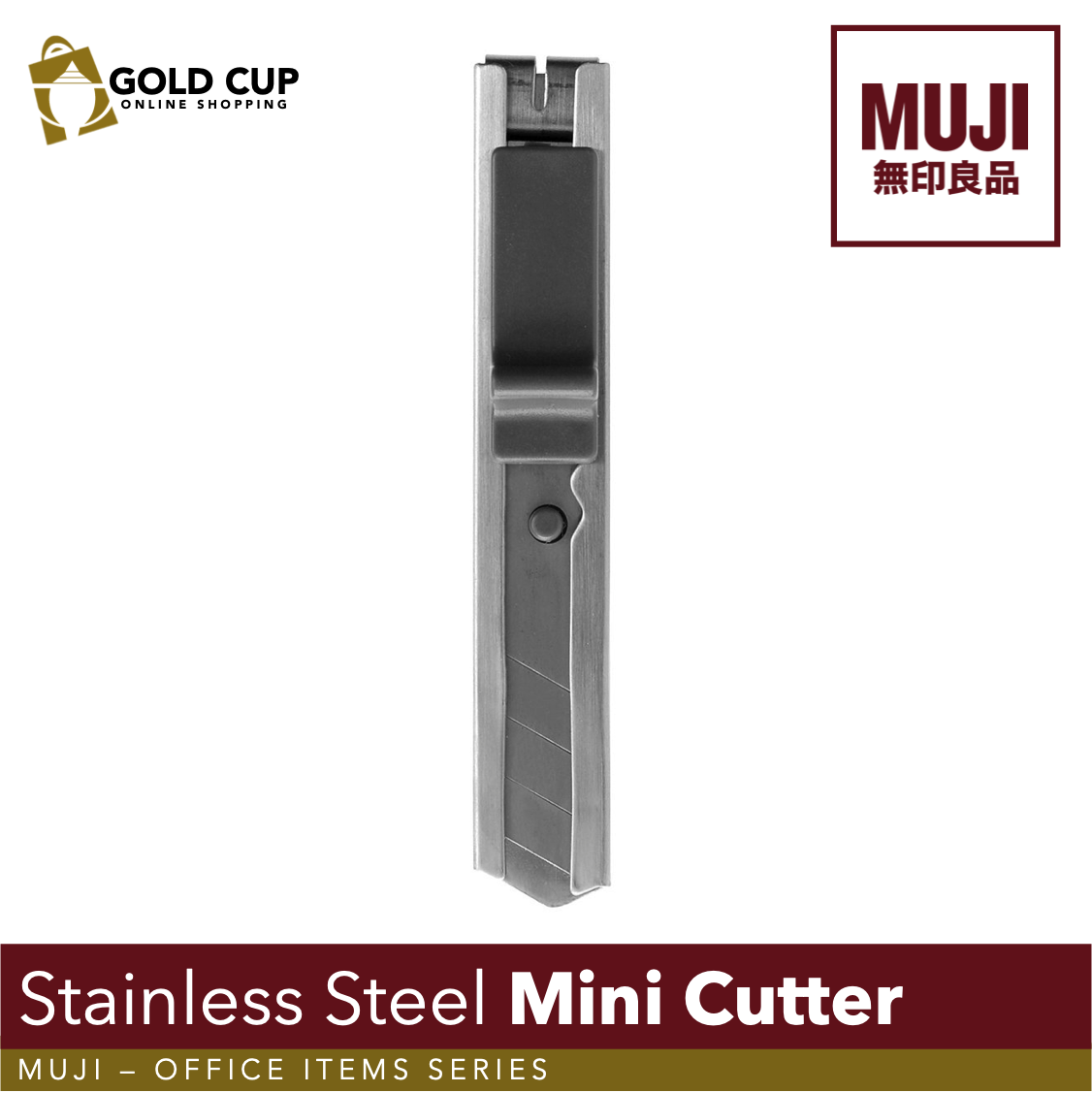 MUJI Stainless Steel Mini Cutter (Office Items) | Lazada PH