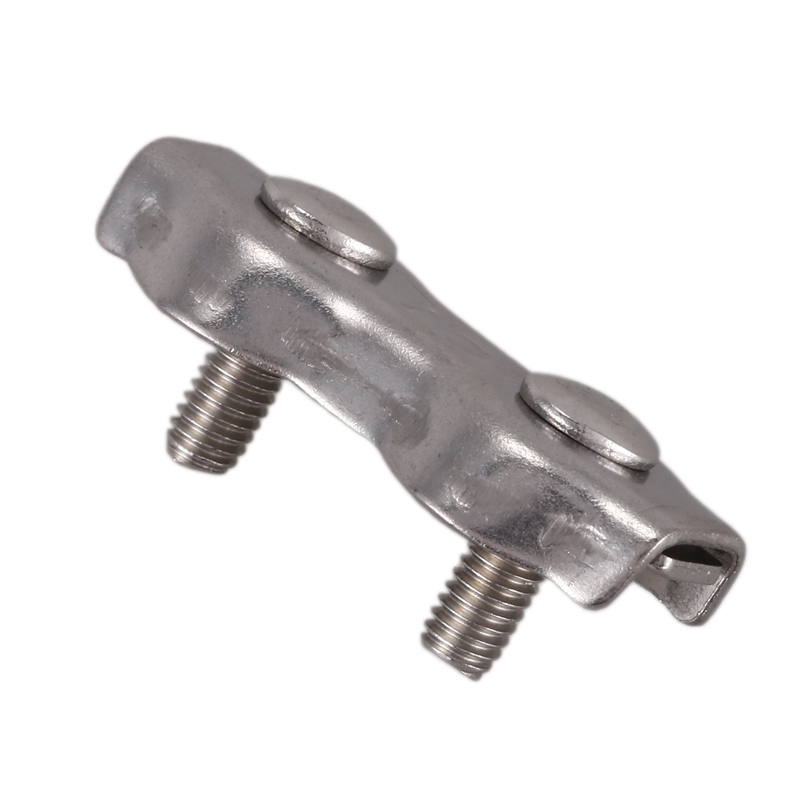 10 Pcs 3mm Duplex Clips Stainless Steel Wire Cable Rope Grips Clamps ...