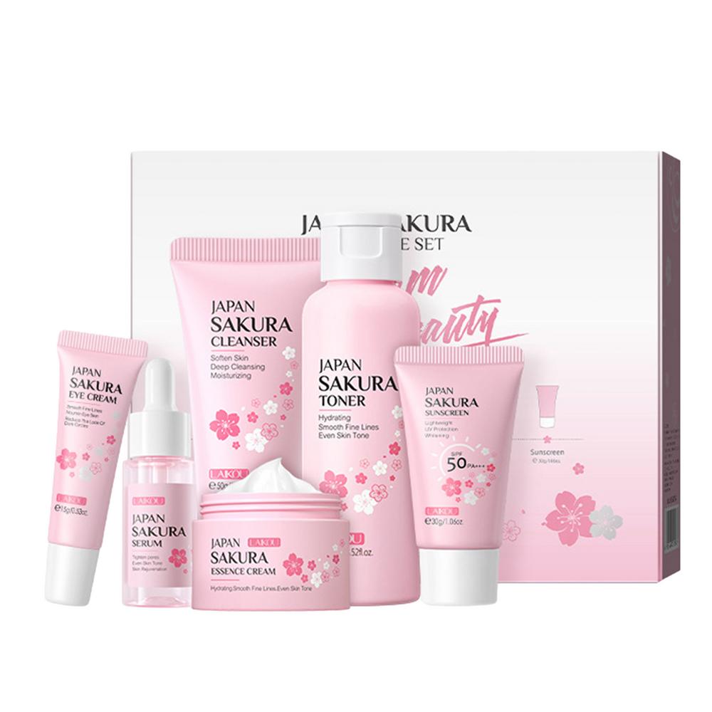 Sakura Facial Cleaner Korean Face Serum Anti Acne Peeling Gel ...