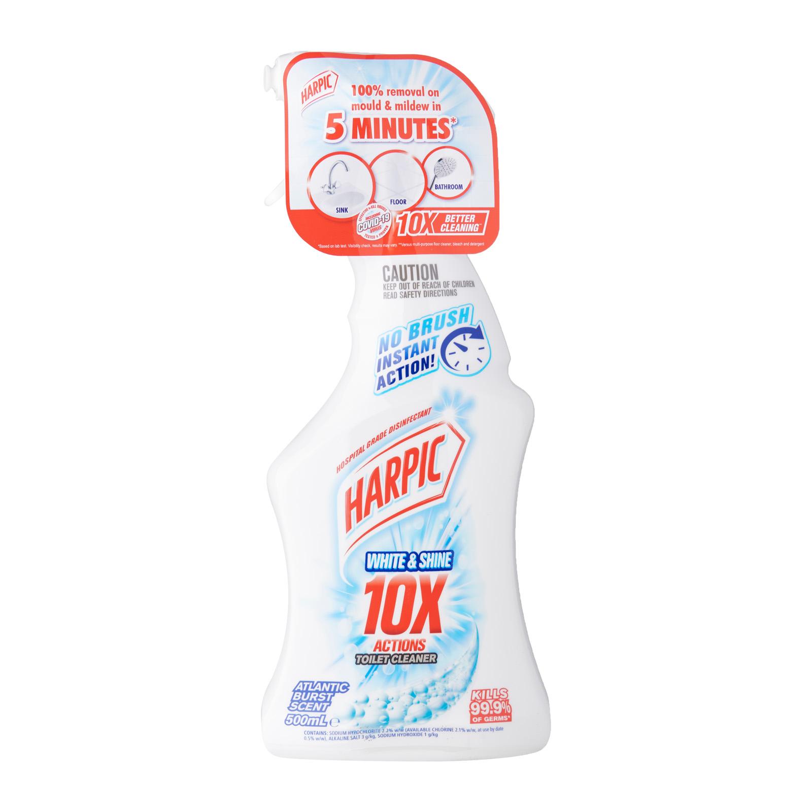Harpic White And Shine Toilet Bathroom Cleaner Trigger Spray 500ML ...