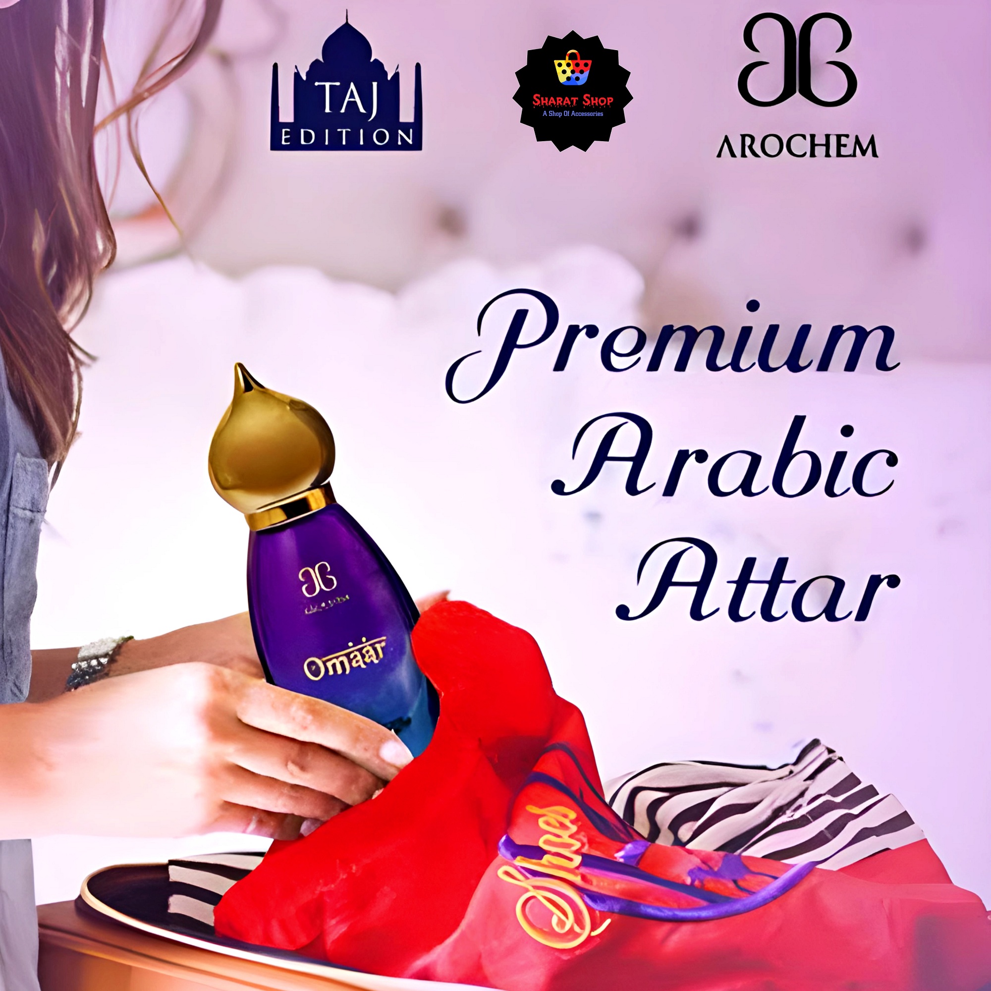 Arochem Omaar Attar Taj Series Ator Luxurious Royal Perfume Oil - 9ML ...