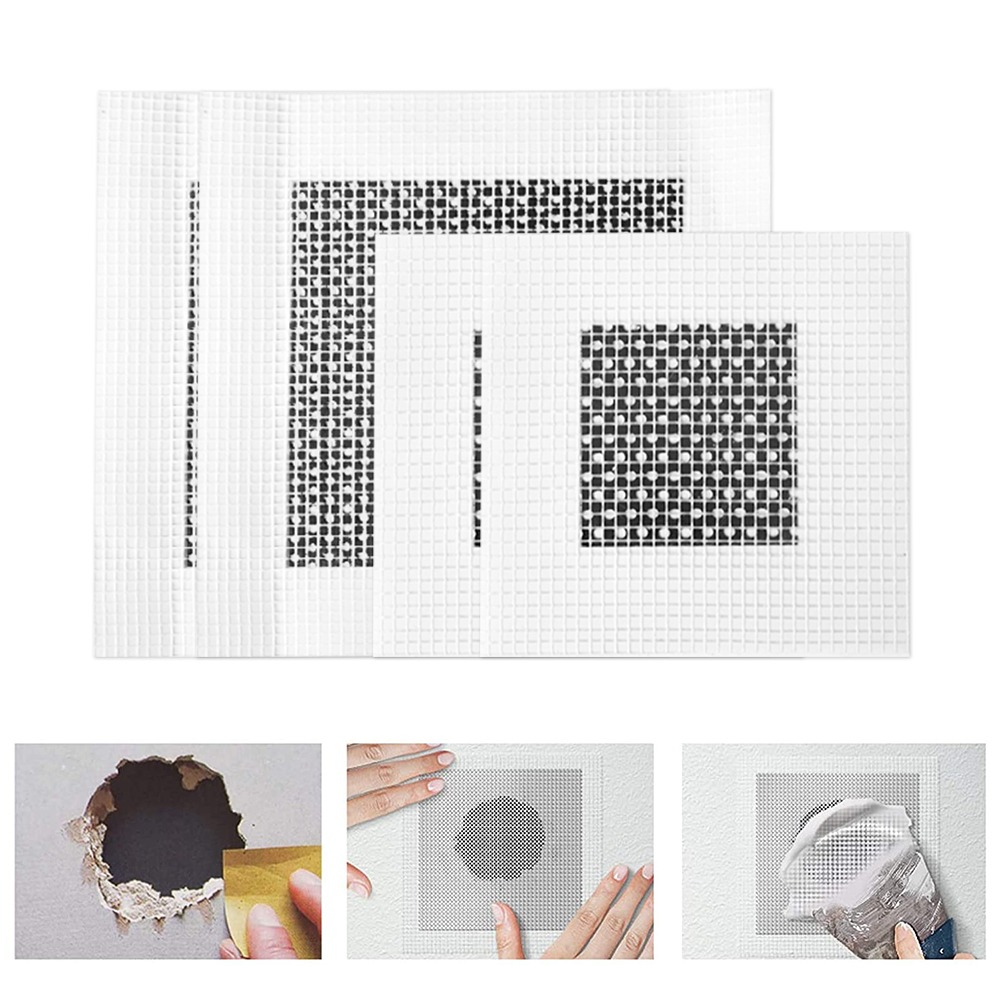 2/4/6/8 Inch Net Aluminum Plate Window Screen Wall Patch Stickers ...