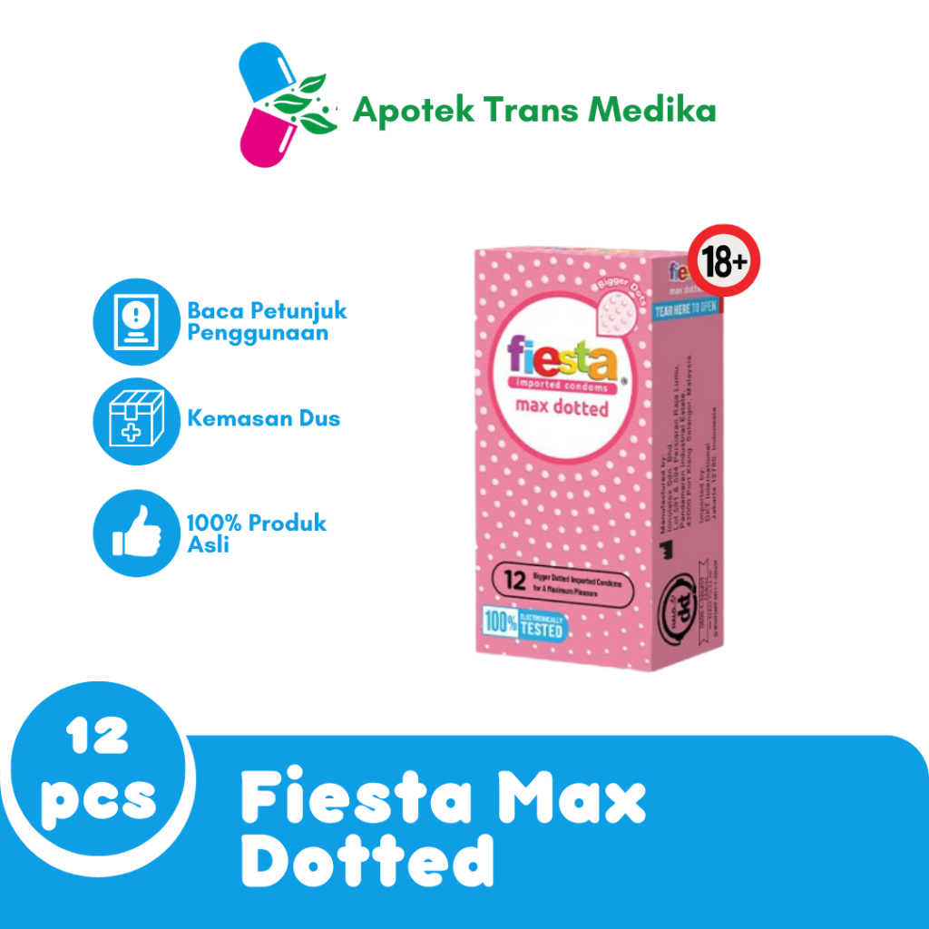 Fiesta Max Dotted Kondom Alat Kontrasepsi | Lazada Indonesia