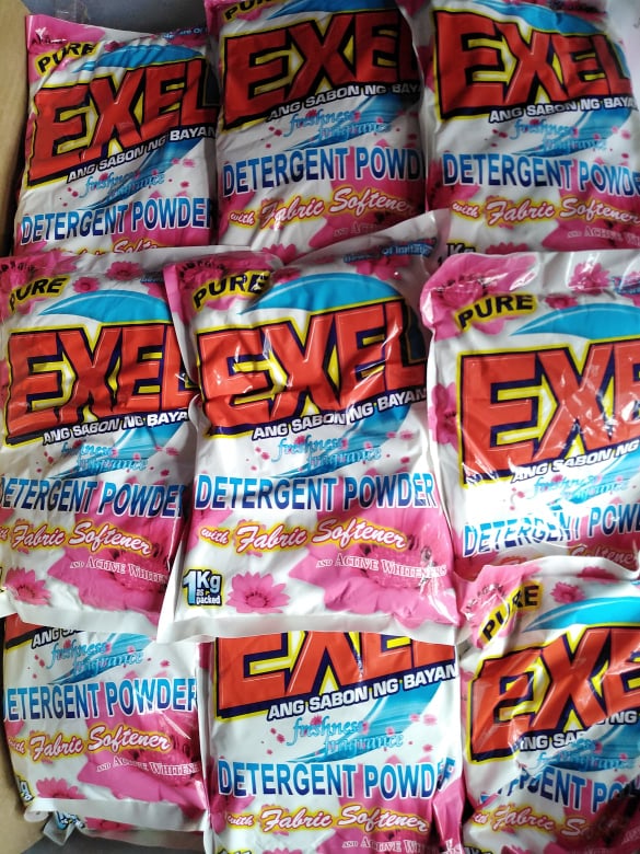 10 pcs., The Original Pure Detergent Powder with Fabric Softener and ...