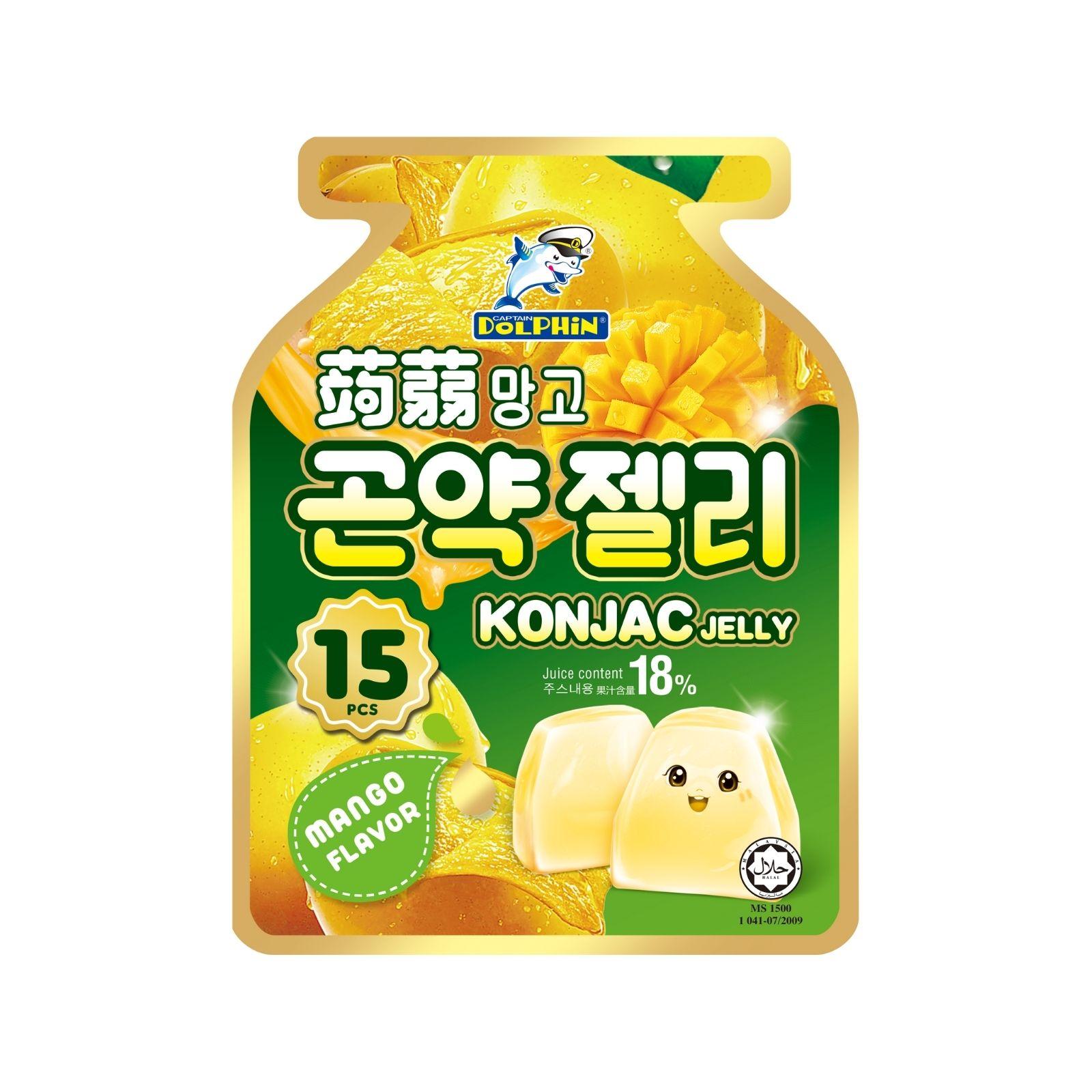 Captain Dolphin Konjac Mango Jelly 15S x 20G | Lazada Singapore