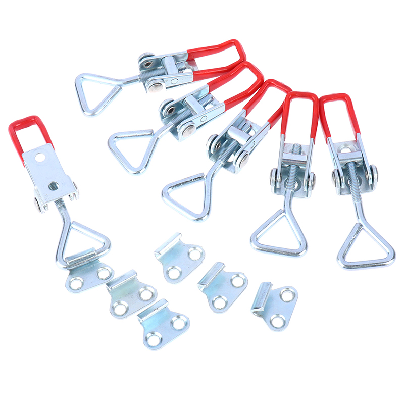 2/4pcs Adjustable Toggle Clamp Steel Latch Pull Action Latch for Tool ...