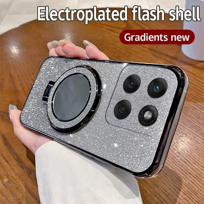 New Phone case Moto Edge 60 Fusion Back cover with Makeup Mirror Holder ...