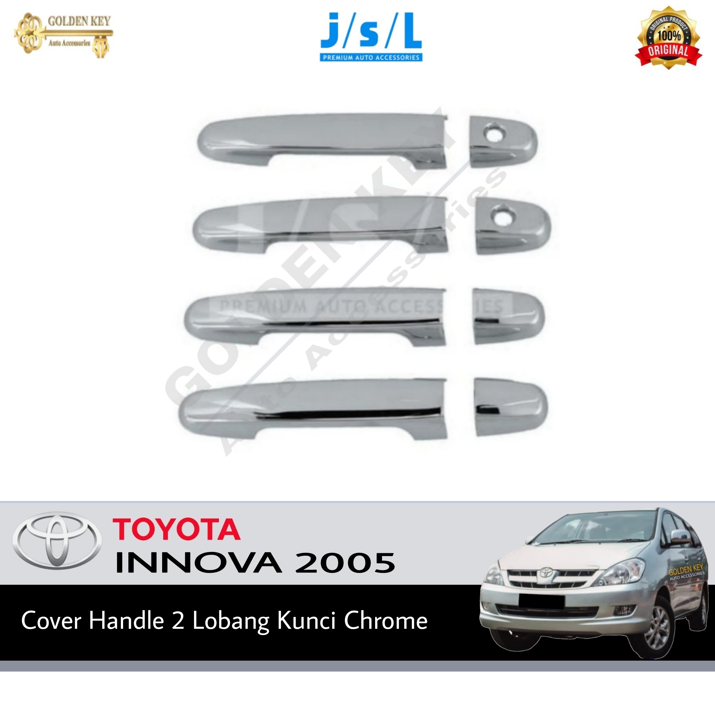 JSL Cover Handle Innova 2005-2015 Pegangan Pintu Chrome | Lazada Indonesia