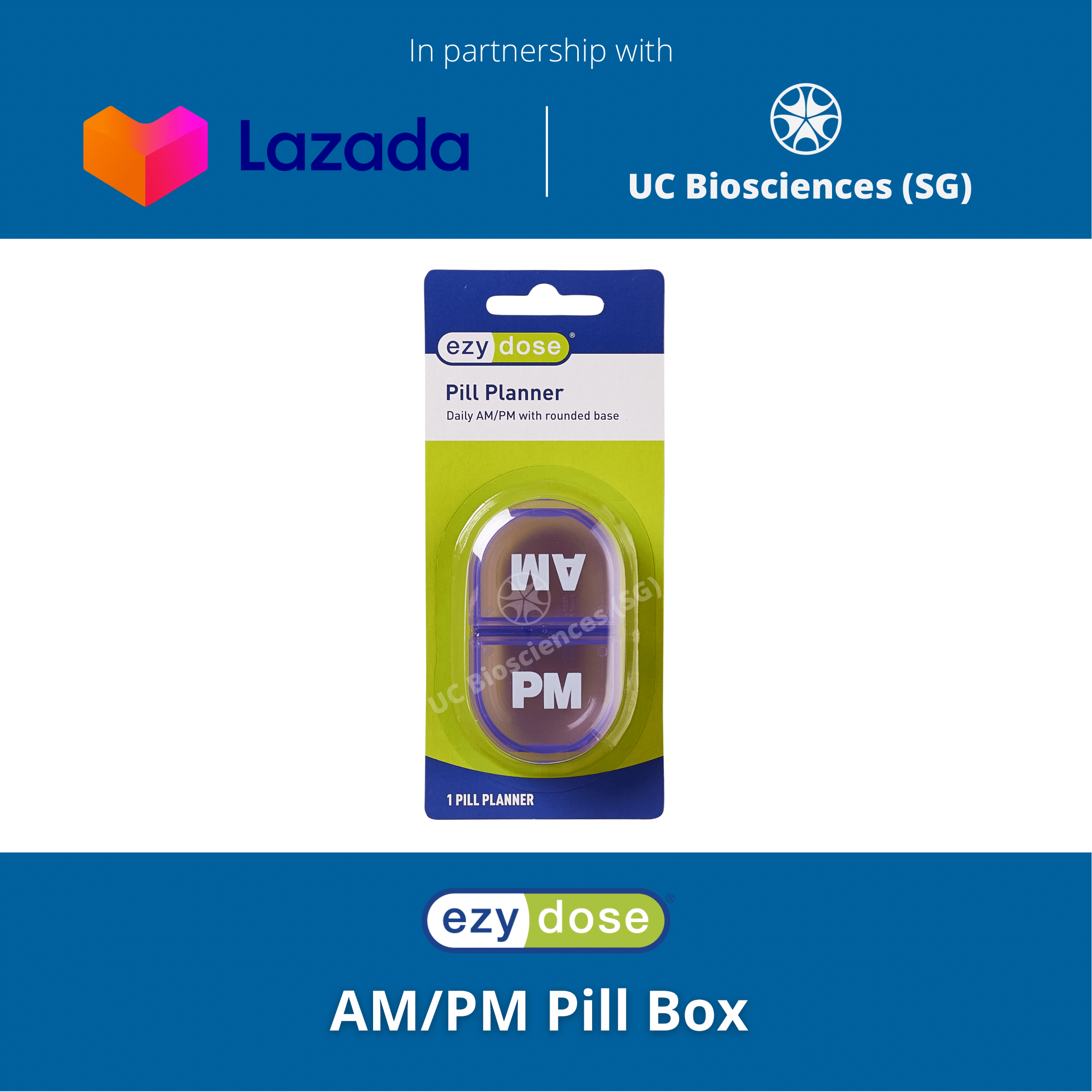 Ezy Dose® AM/PM Pill Box | Lazada Singapore
