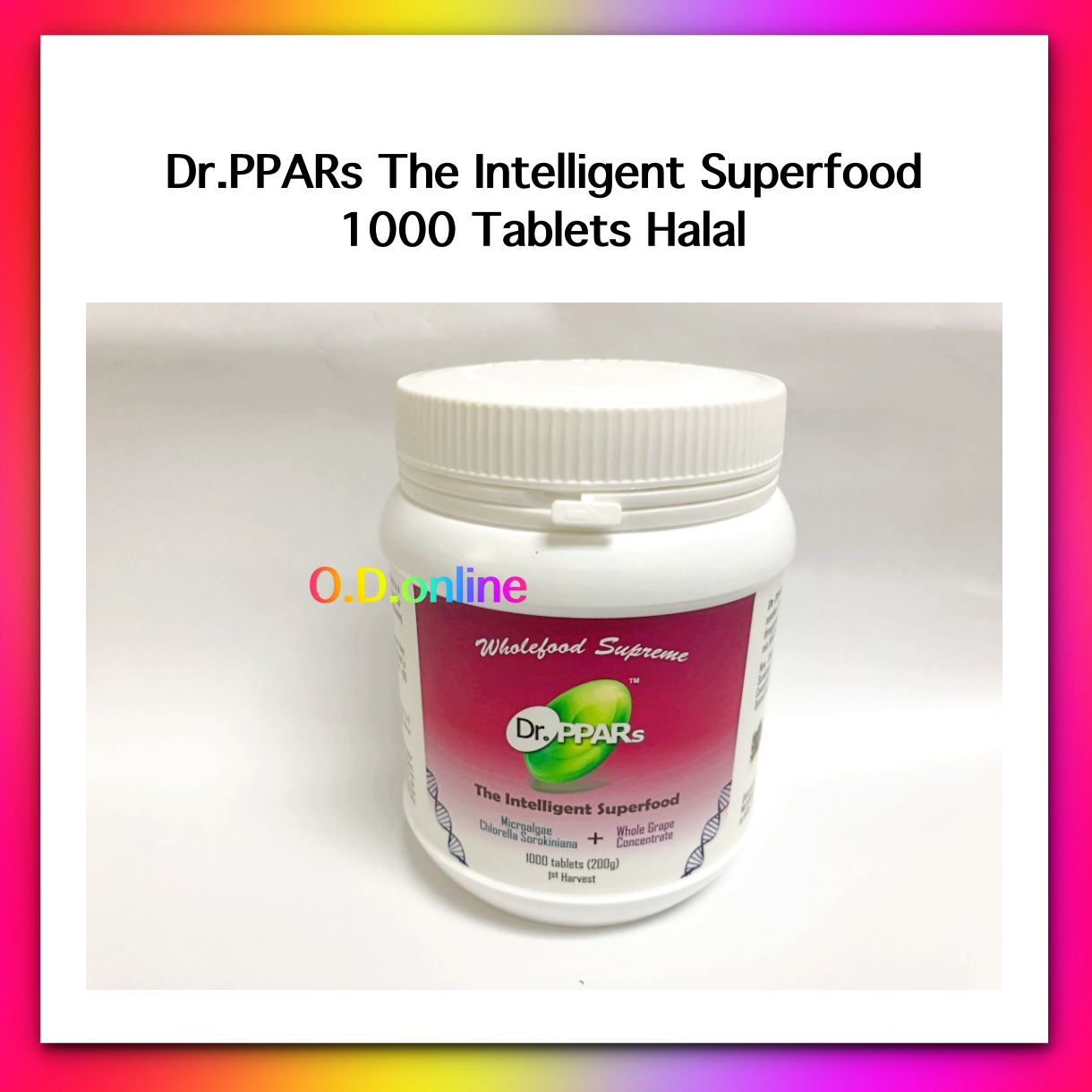 Dr.PPARs The Intelligent Superfood 1000 Tablets Halal | Lazada Singapore