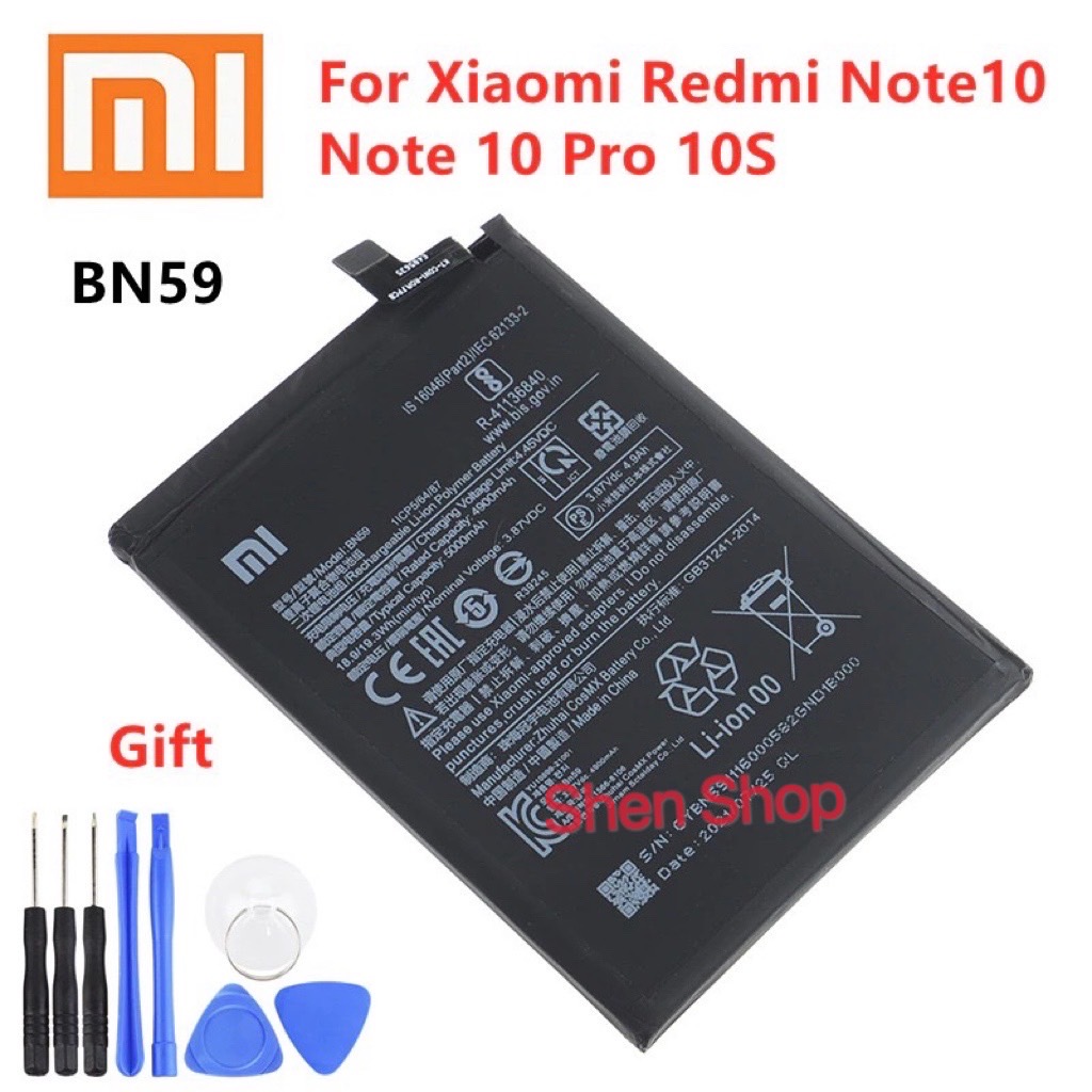 แบตเตอรี่ Redmi Note10 5G / NOTE 10 Pro 5G / 10S / note10pro 5G Global ...