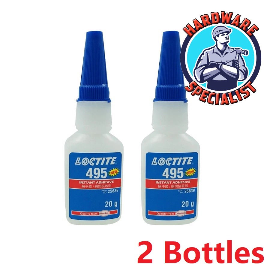 LOCTITE 495 Instant Adhesive / Fast Bonding 20g [Bonding Plastic Rubber ...
