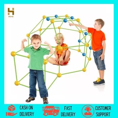 HOMZ Creative Fort Building Kit - Ultimate Fort Builder With Sticks And ...