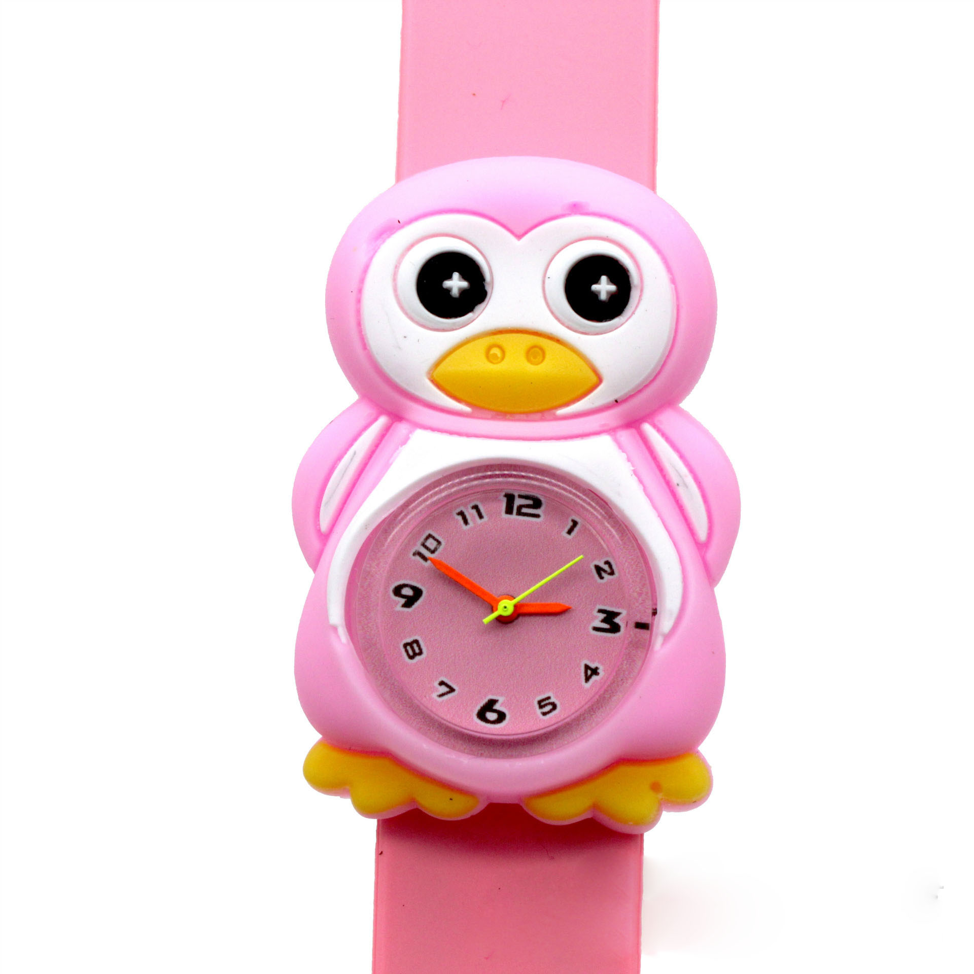 Digital Watch Slap Snap On Cartoon Watches Child Silicone Wristwatch ...
