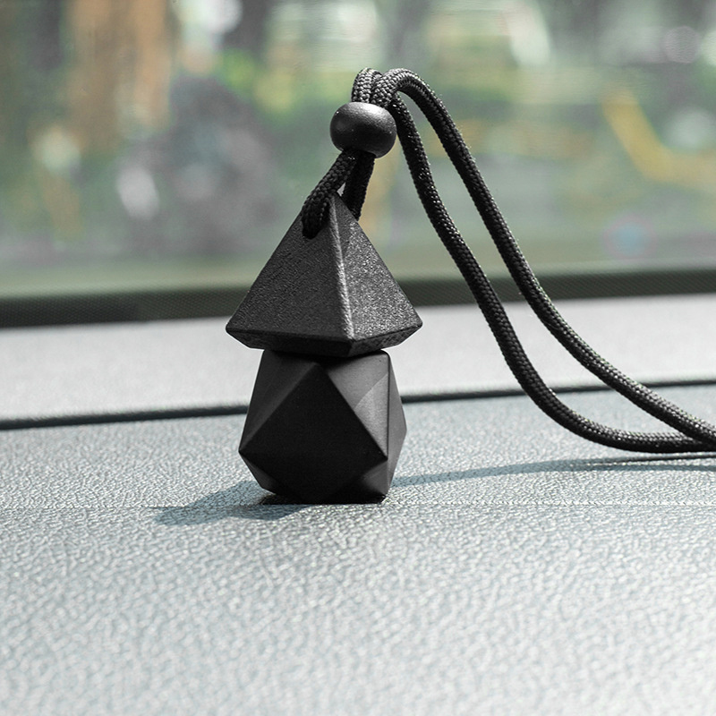 1Pcs Triangle Cover Dyed Cover Matte Black Empty Bottle Car Essential ...