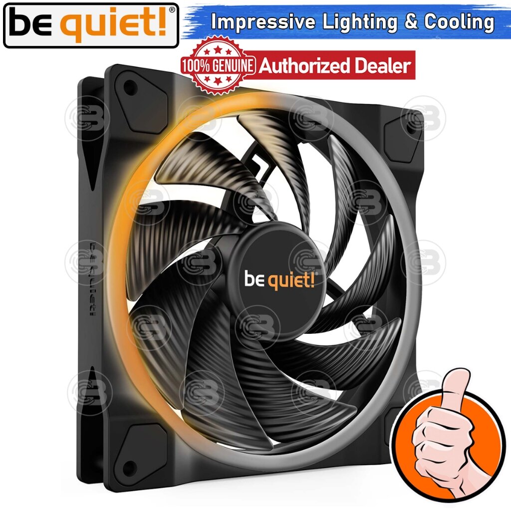[CoolBlasterThai] Be Quiet PC Fan Case Light Wings 140 PWM high-speed ...