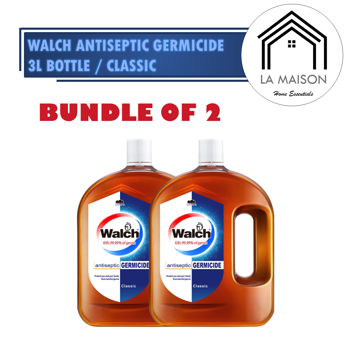 Walch Antiseptic Germicide 3L - Classic | Lazada Singapore