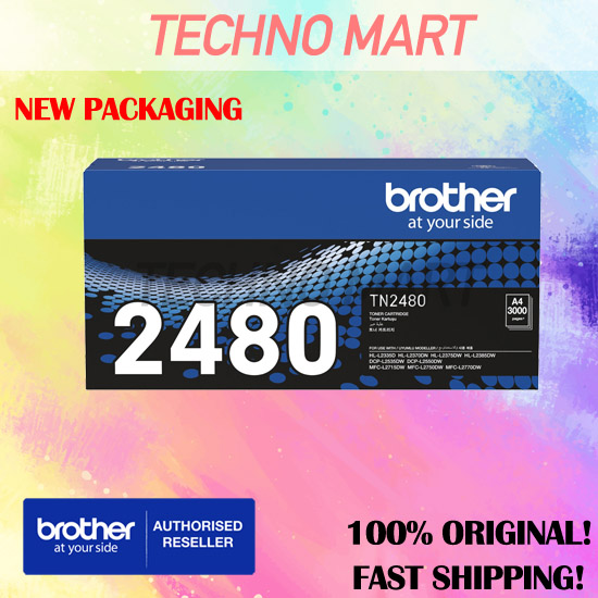 [Local Stock] Original Brother TN-2460 tn2460 Toner / TN-2480 tn2480 ...