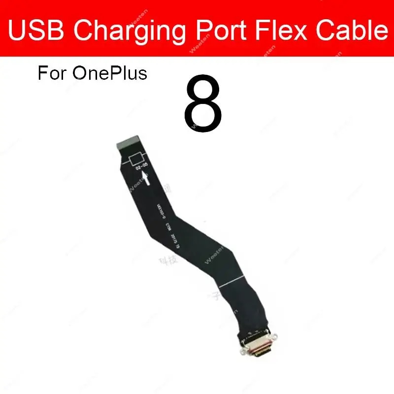 USB Charging Port Connector Flex Cable For Oneplus One Plus 1+ 7 8 7T 8T 9RT 7Pro 8Pro 9Pro USB ...