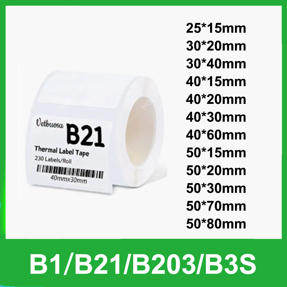 【Toy life hall】B1 B3S B203 printing paper adhesive sticker label clothing hangtag food sample ...