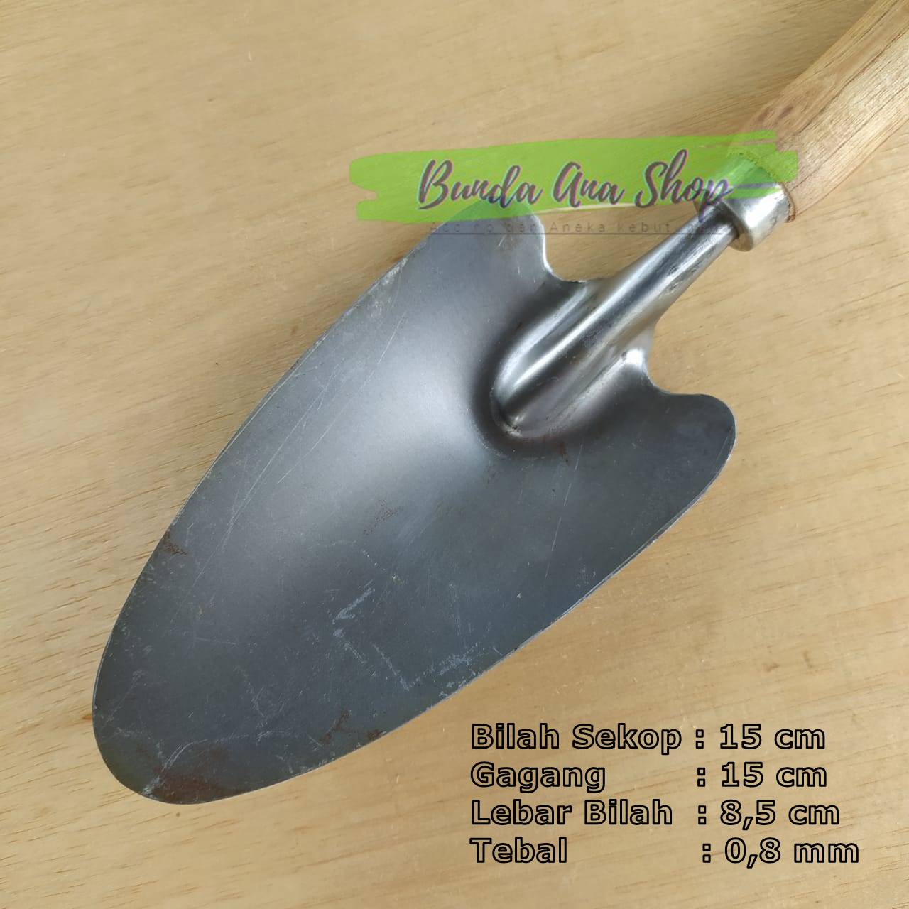 Sekop Taman mini Skop mini Taman berkebun skop gagang kayu | Lazada ...