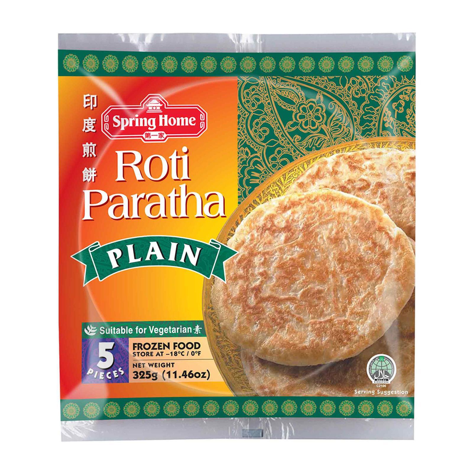 Spring Home Roti Paratha - Plain 5's - Frozen | Lazada Singapore